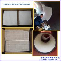 China Grade Rubber Backed Alumina Ceramic Sheets for Durability for sale