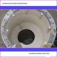 China Wear Resistant Alumina Ceramic Lined Pipes with Moulding Processing for sale