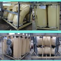 China Wear Resistant Alumina Ceramic Lined Pipes with Moulding Processing for sale