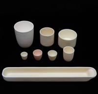 China High Temperature Melting Ceramic Plates with High Purity 99% Alumina Oxide Crucible for sale