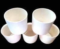 China High Temperature Melting Ceramic Plates with High Purity 99% Alumina Oxide Crucible for sale