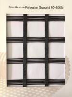 China Black Ground Stabilisation Mesh Fiberglass Geogrid for Cement Pavement for sale