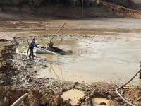 China GEOTEXTILE TUBE DEWATERING USED TO HELP TURN PALM OIL MILL EFFLUENT SLUDGE INTO FERTILIZER for sale