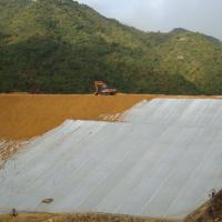 China High Strength Continuous Filament Pet Non Woven Geotextile For Roadbed Reinforcement for sale