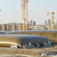 China Pressure Resistant 50kN PP Geotextile Dewatering Tubes For Palm Oil Sludge Filtration for sale
