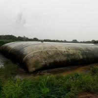 China Pressure Resistant 50kN PP Geotextile Dewatering Tubes For Palm Oil Sludge Filtration for sale