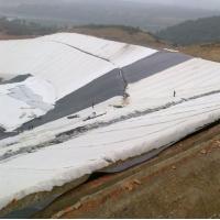China Polyester Short Fiber Needle Punched Non Woven Geotextile For Pavement Reinforcement for sale