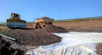 China Industrial Grade High-Modulus Filament Woven Geotextile Fabric For Embankment Stabilization for sale