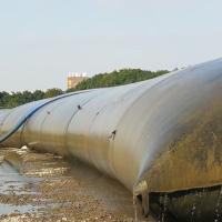 China High Temperature Resistant Woven Geotextile Dewatering Tube For Palm Oil Sludge Dewatering for sale