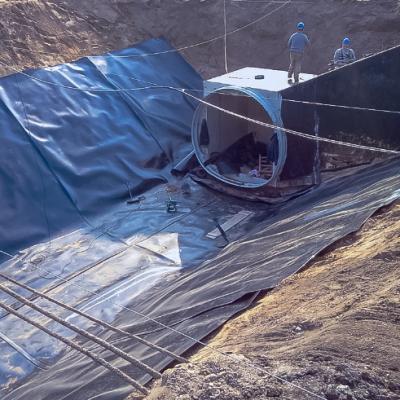China Fish-Safe HDPE Geomembrane Liner For Pond Agricultural Irrigation Reservoirs for sale