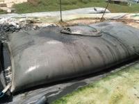 China High Temperature Resistant Woven Geotextile Dewatering Tube For Palm Oil Sludge Dewatering for sale