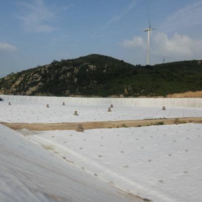 China Needle Punched Non Woven Geotextile 200gsm PP Fiber 4m Width for Road Railway Separation Filtration for sale