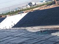 China UV Protected Black HDPE Geomembrane Liner For Artificial Lake Construction for sale