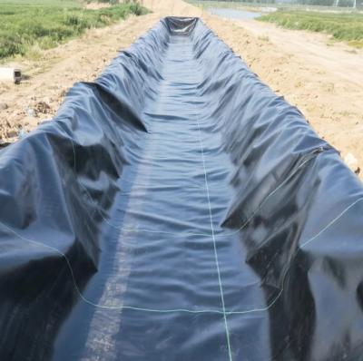 China Irrigation Canal Lining HDPE Geomembrane Liner For Water Conservancy Channels for sale