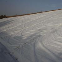 China Black Non Woven Geotextile Weed Barrier Fabric For Orchard And Garden Pathways for sale