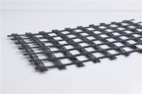 China 100KN Asphalt Fiberglass Geogrid for sale