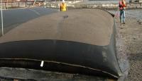 China Black SAND Geotextile Dewatering Tubes Essential for Sand filled Cofferdam Reclamation and Land Reclamation Applications for sale