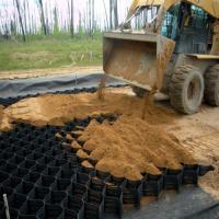 China Wall Retaining Plastic Geocell For Slope Protection Cellular Confinement System for sale