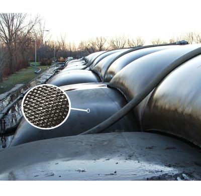 China Black SAND Geotextile Dewatering Tubes Essential for Sand filled Cofferdam Reclamation and Land Reclamation Applications for sale