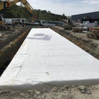 China Non Woven Fabric Composite Geomembrane Traffic Tunnel Construction Isolation for sale