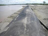 China PP Woven Geotextile Tube Dewatering High Strength For Embankment Protection for sale