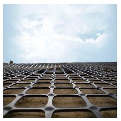 China 50kn-50kn Alkali Resistant Asphalt Roadbase PP Bi-axial Geogrid for sale