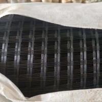 China 100g/m2-800g/m2 Fiberglass Geogrid Length 50m-100m for sale