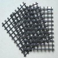 China Asphalt Coated PET Geogrid Glass Fiber Geogrid Soft Soil Reinforcement for sale