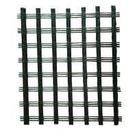 China Asphalt Coated PET Geogrid Glass Fiber Geogrid Soft Soil Reinforcement for sale
