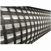 China 100g/m2-800g/m2 Warp Knitted Fiberglass Geogrids Best Solution For Soil Retaining Structures for sale