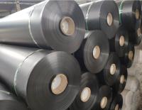 China Black Anti Aging EPDM PVC Geomembrane Liner 1mm Fish Pond Liner for sale