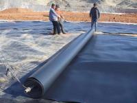 China 0.2mm - 3mm LDPE Geomembrane Liner Dam Reservoir Mining Geomembrane Pond Liner for sale