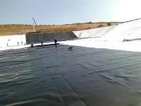 China 60 Mils Geomembrane Pond Liner Anti Seepage PE Tarpaulin for sale