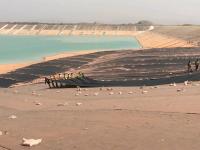 China 1.5mm 2mm Plastik PVC Geomembrane Film ISO9001 Fish Farm Landfill for sale