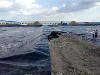 China 30 Mil PVC Geomembrane Liner Waterproof Membrane Pond Liner For Swimming Pool for sale