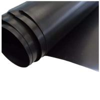 China Oxygen Index≥30 Percent HDPE Geomembrane Black White Blue Green Grey Red Yellow Durable Flexible Waterproof Liner Material for sale