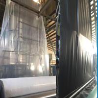 China Length 50 to 100m HDPE Geomembrane Liner Offering Tensile Strength Above 15MPa and Carbon Black Content Ranging from 2.0 to 3.0 Percent for sale