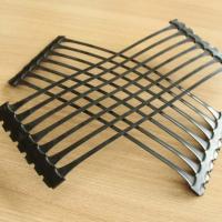 China HASSAN Uniaxial Plastic Geogrid For Asphalt Reinforcement for sale