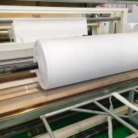 China Polyester Non Woven Geotextile Drainage Fabric White 150GSM for sale