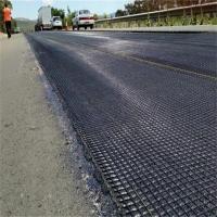 China 100g/m2-800g/m2 Warp Knitted Fiberglass Geogrids Best Solution For Soil Retaining Structures for sale