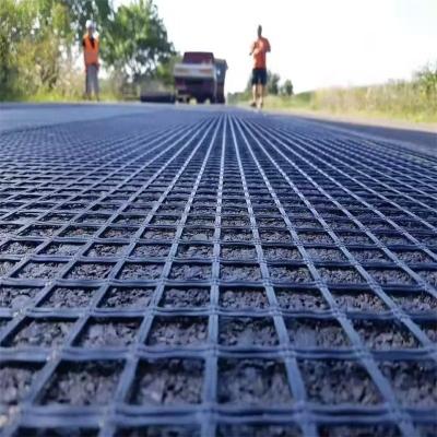China 100g/m2-800g/m2 Fiberglass Geogrid Length 50m-100m for sale