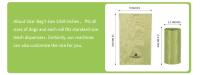 China Biodegradable PLA/PE Dog Waste Bags 25x40cm Custom Thickness Eco-Friendly Portable for sale