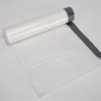 China 5-50 Micron Thickness PE Plastic Drawstring Trash Bag Roll for Clear Garbage Packaging for sale