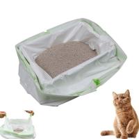 China PLA PBAT Biodegradable Dog Poop Bags 25x40cm Eco-Friendly Pet Waste Bags with Tie Handle for sale