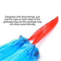 China Embossed Surface Handling 13 Gallon Drawstring Odor Controlling Trash Bags for sale