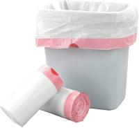 China LLDPE Drawstring Recycling Trash Liners Bags 13 Gallon 20 Mic Strong Waste Management for sale
