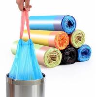 China LLDPE Drawstring Recycling Trash Liners Bags 13 Gallon 20 Mic Strong Waste Management for sale
