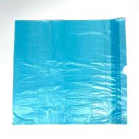 China Recycled Plastic Refuse Bag 5-100 Mic Drawstring Square Bottom Garbage Bag for sale