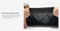 China 30 Gallon Custom Drawstring Trash Bag HDPE LDPE LLDPE 15 Mic for Convenient Waste Disposal for sale