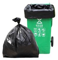 China Industrial Heavy Duty Black Refuse Sacks 1000x1200mm Bottom Gusset Garbage Bags 200G HDPE LDPE for sale